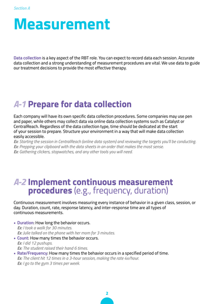 Registerd Behavior Technician Exam Study Guide – ABA Source Store