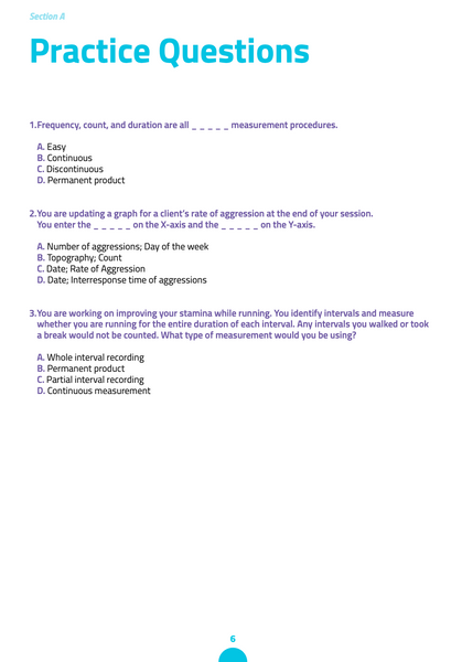 Registerd Behavior Technician Exam Study Guide – ABA Source Store